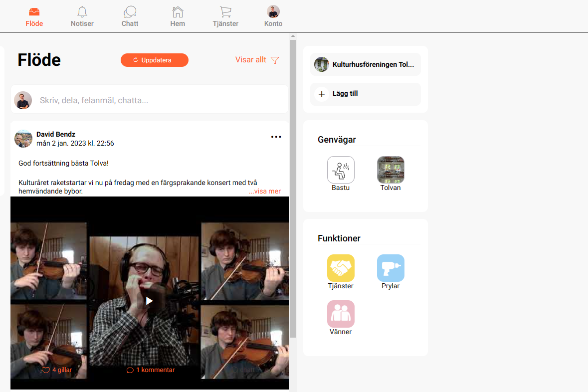 Tolvan testar app för kommunikation - Torna Hällestad